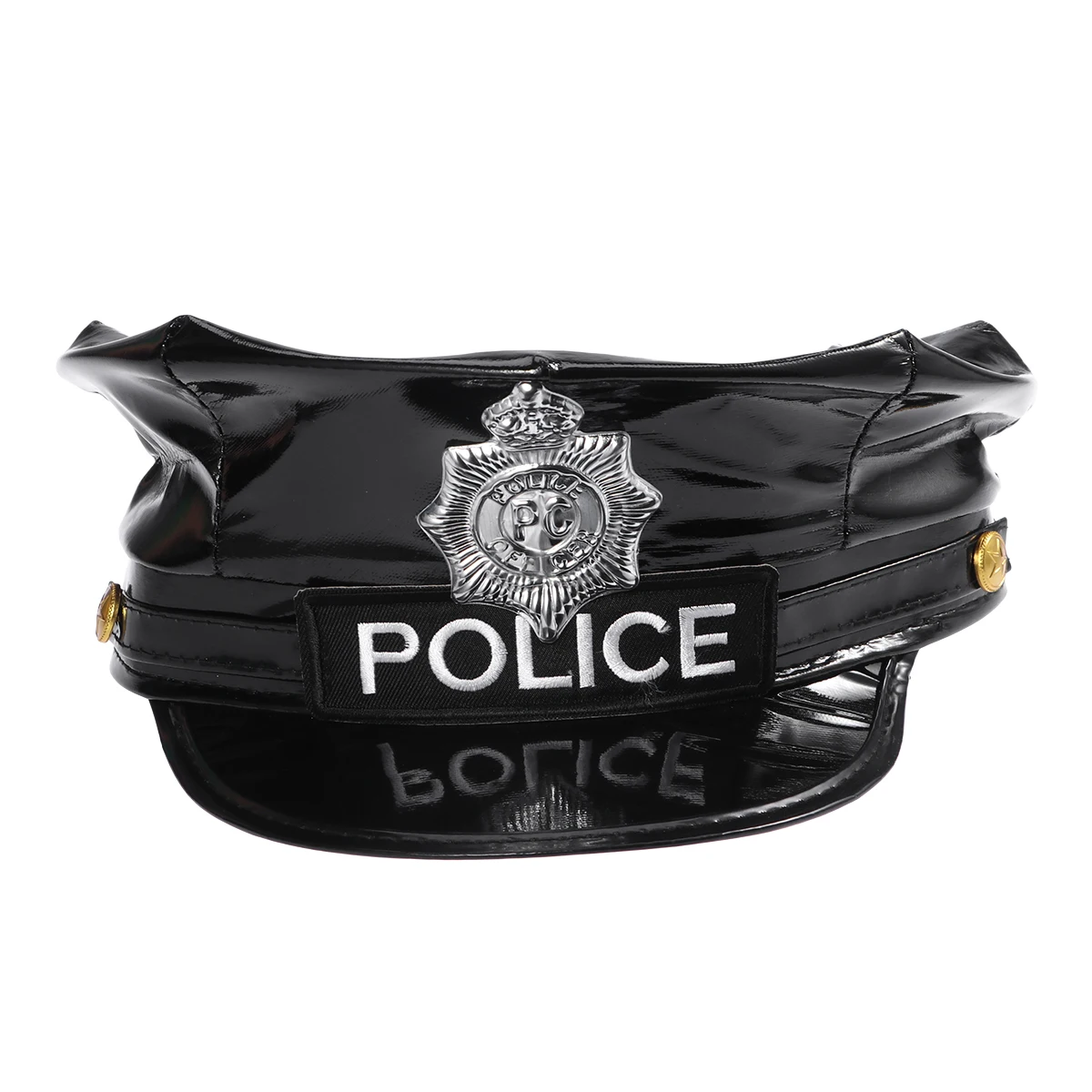 Leather Police Hat | atelier-yuwa.ciao.jp