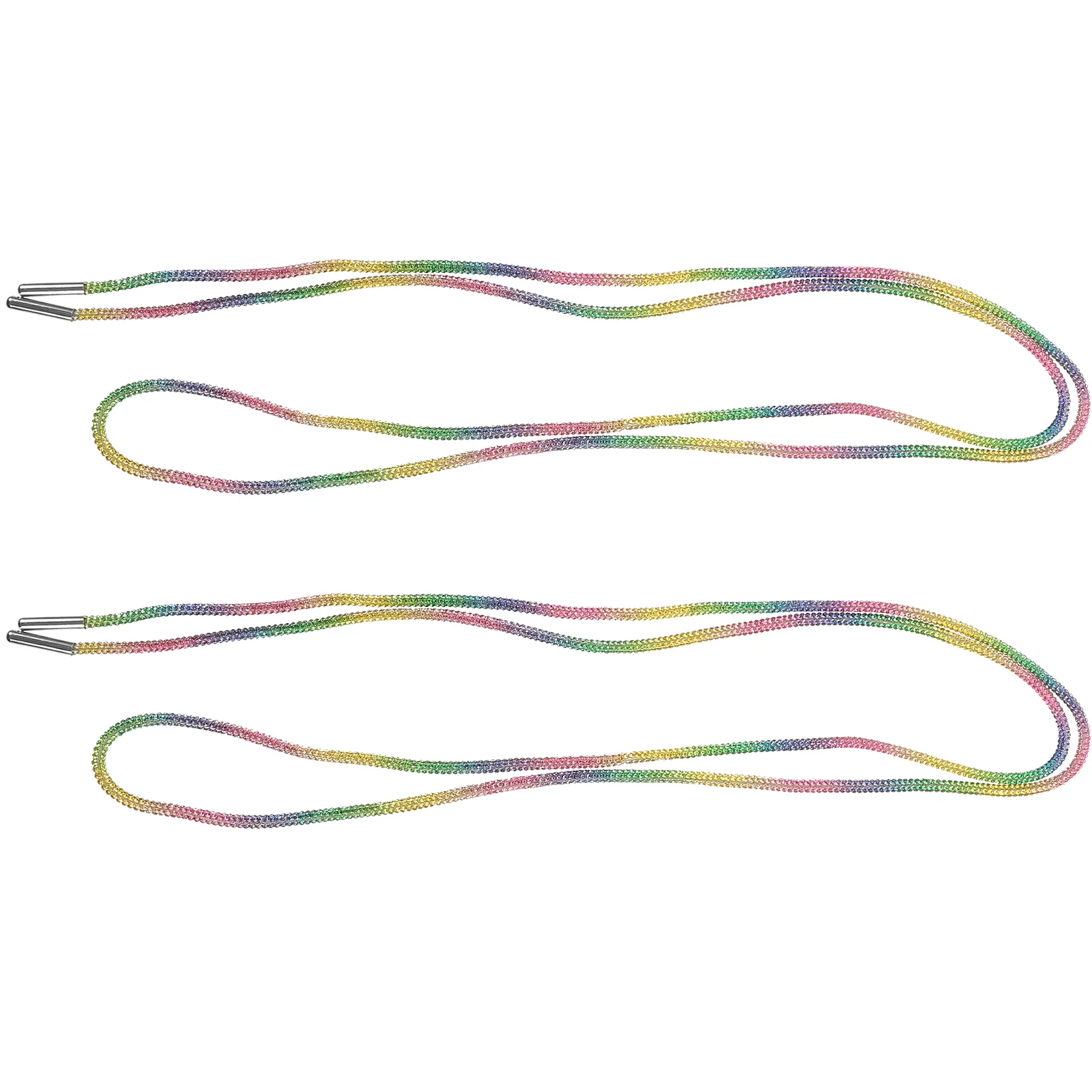 Ботинки, спортивная обувь, хрустальные шнурки, белые блестящие шнурки ...