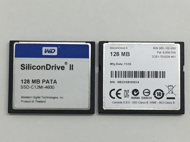 WD SiliconDrive CF 128 МБ PATA SSD-C12MI-3512/4600 Промышленная CF ...