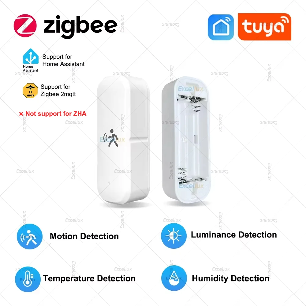 Датчик движения Tuya Zigbee 3 в 1 | AliExpress
