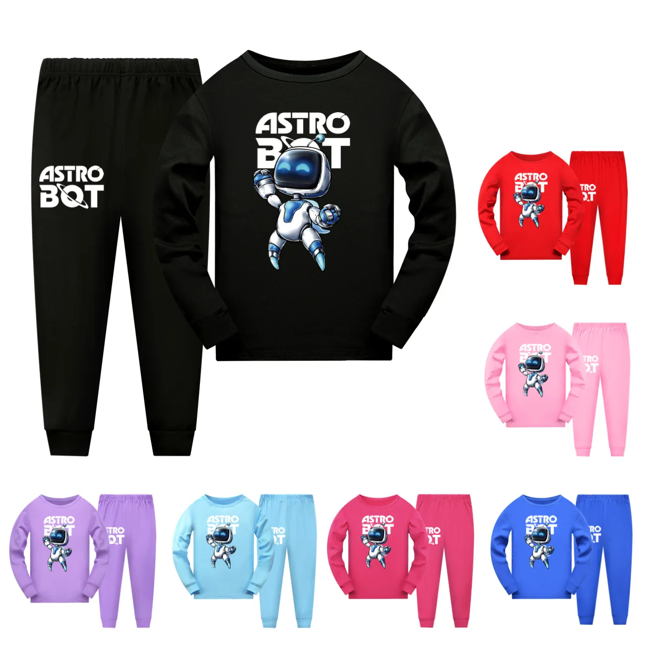 New Hot Game Astro Bot Clothes Kids Astrobot Pajama Sets Boys Autumn ...