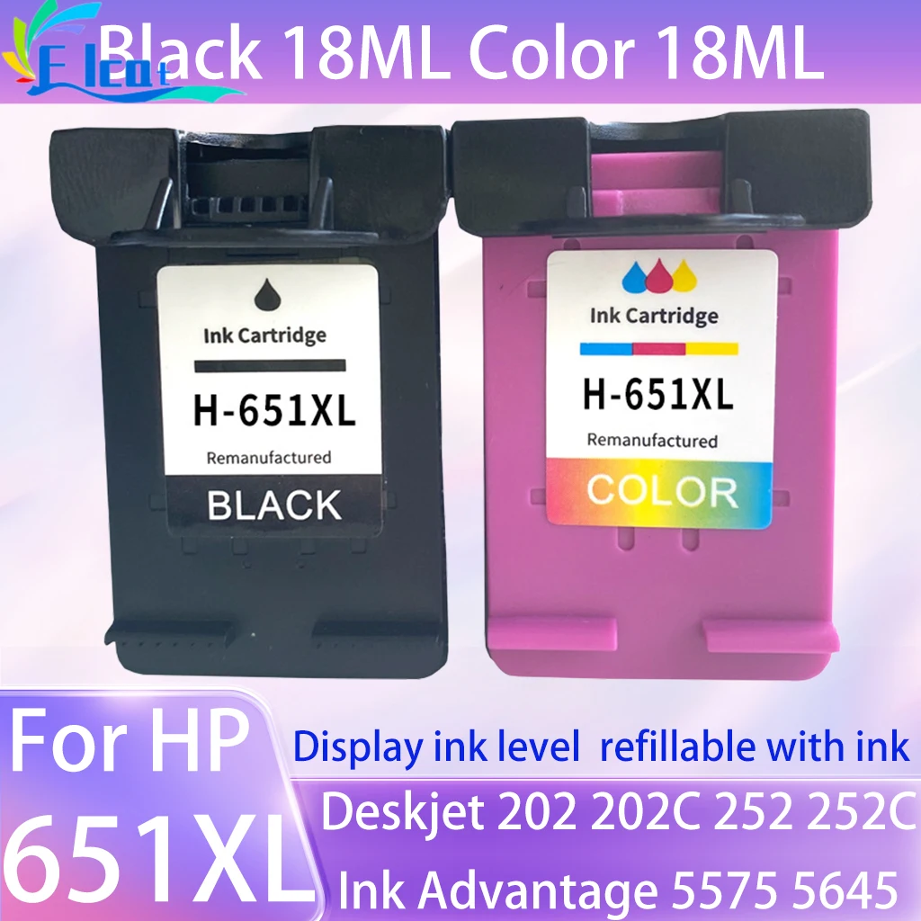 Восстановленный картридж для HP 651XL, для HP651 651XL, для HP DeskJet ...