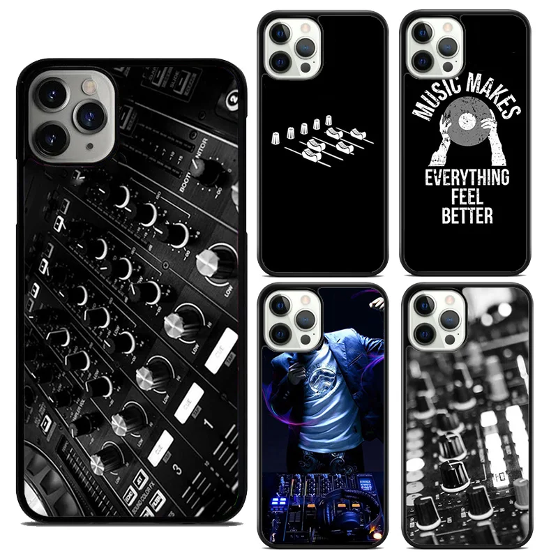DJ Mixer Music Phone Case For iPhone 14 15 16 13 12 Mini Max Cover For ...