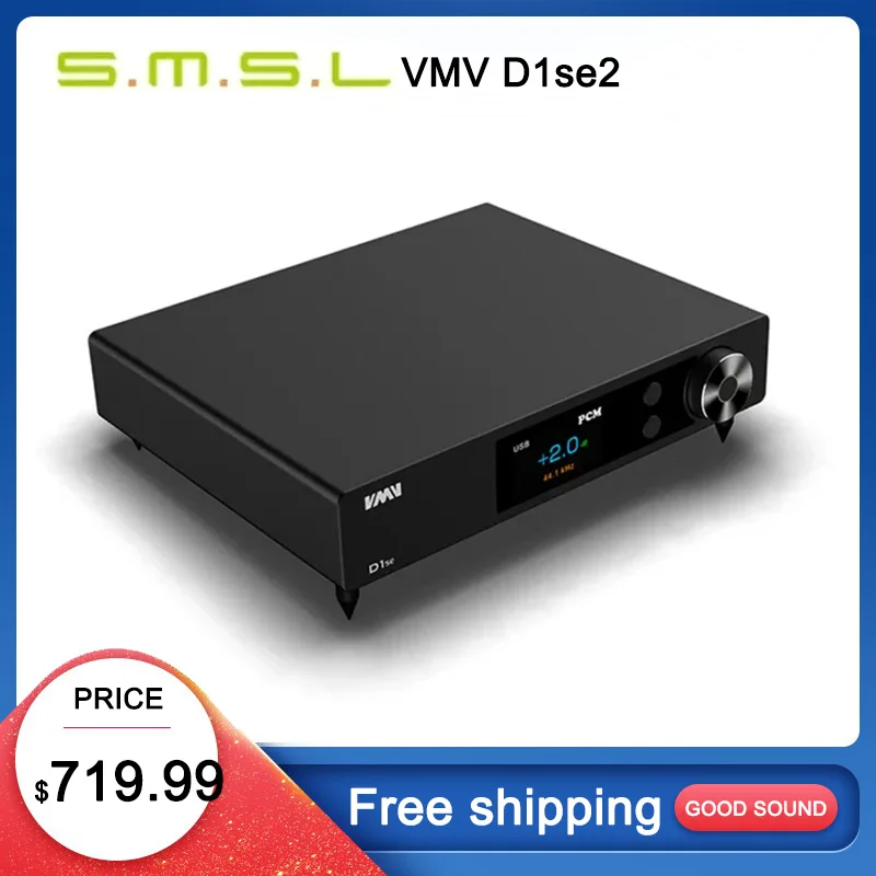 SMSL VMV D1se2 MQA MQA-CD ES9039MSPRO ЦАП Bluetooth 768 кГц 32 бит ...