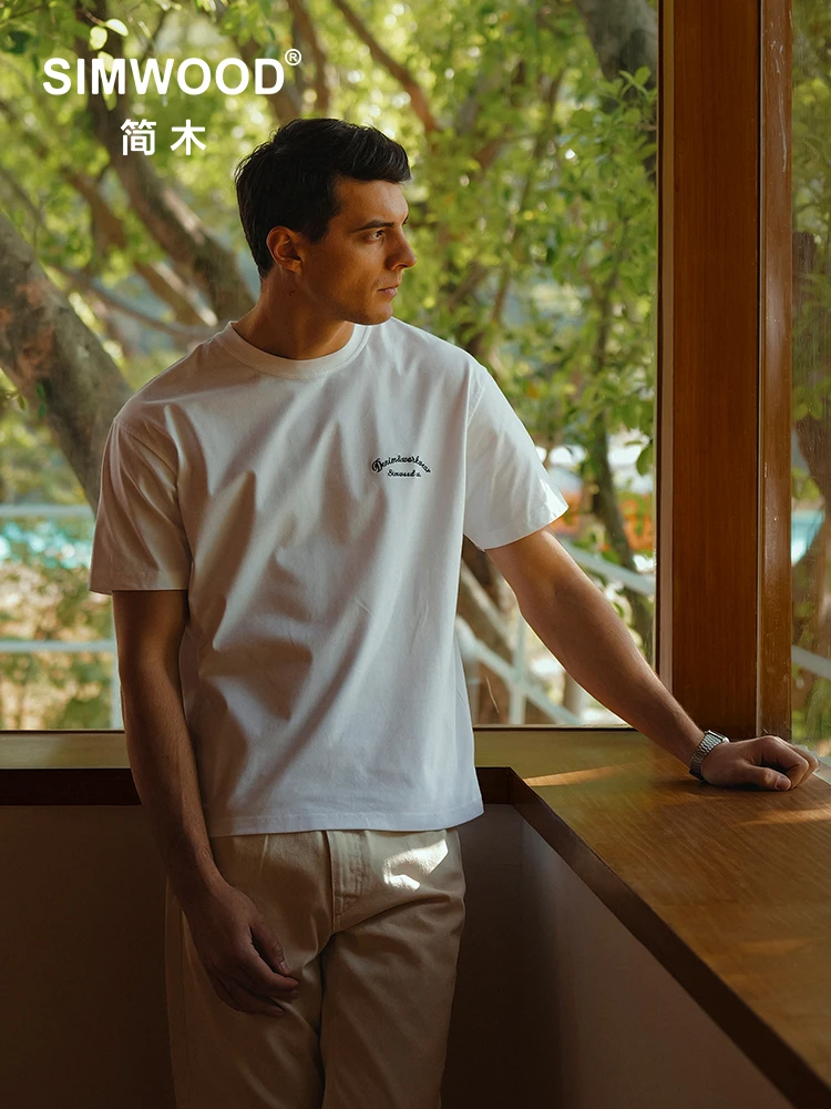 SIMWOOD 2025 мужские футболки из Sorona | AliExpress