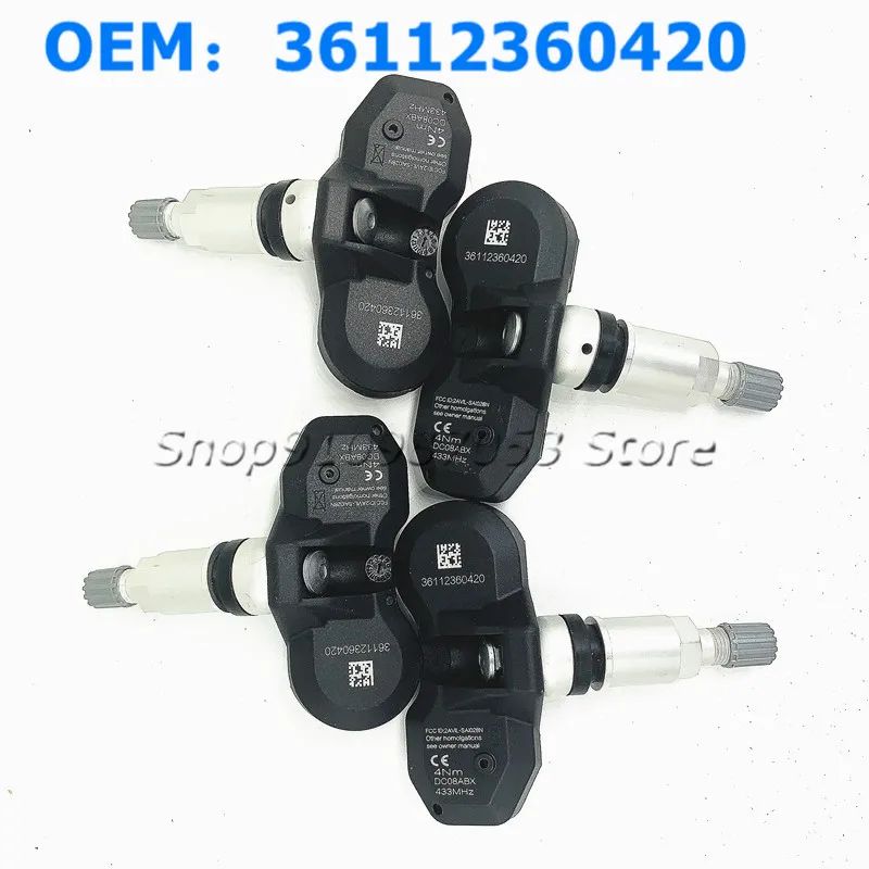 4 шт., датчик давления в шинах для BMW 3er 5er 7er M3 M5 36112360420 ...