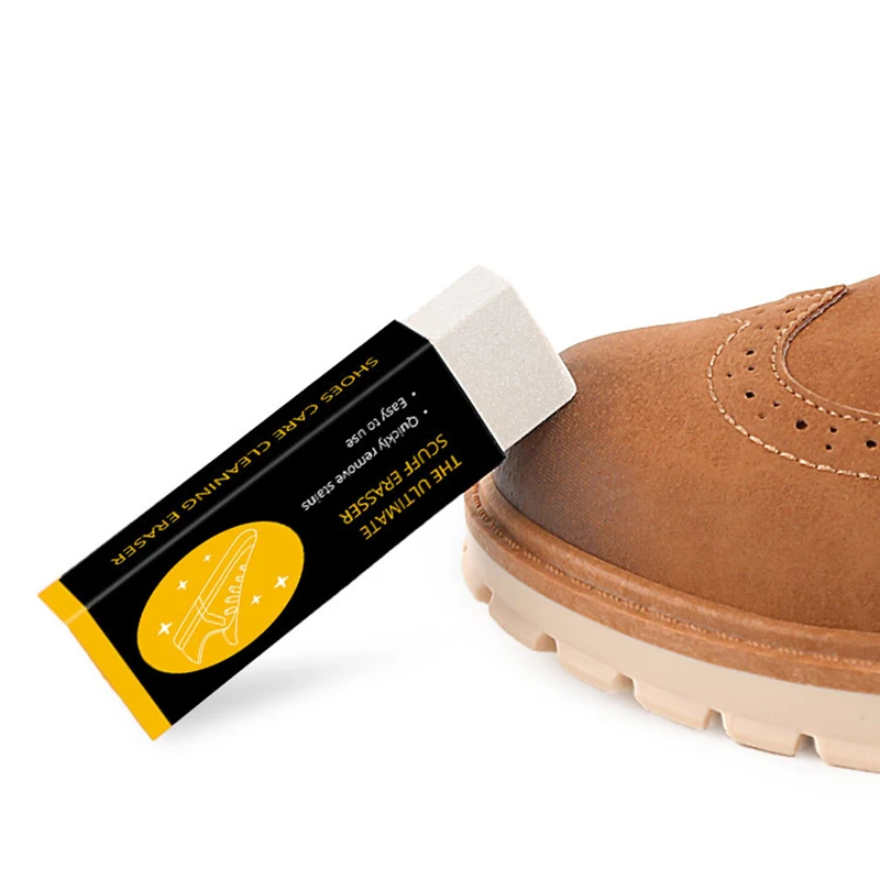 Eraser Shoe Brush Rubber Block For Suede Leather Shoes Boot Clean Care ...