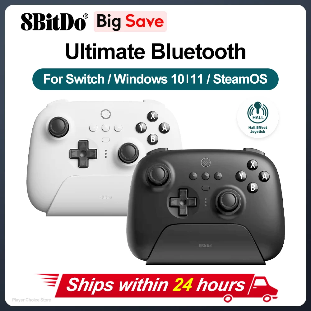 Беспроводной геймпад 8Bitdo Switch Ultimate | AliExpress