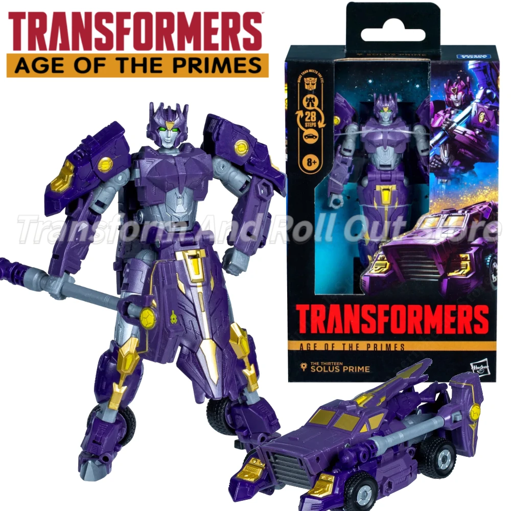 In Stock Transformers Age of The Primes 2025 Deluxe The Thirteen Solus ...