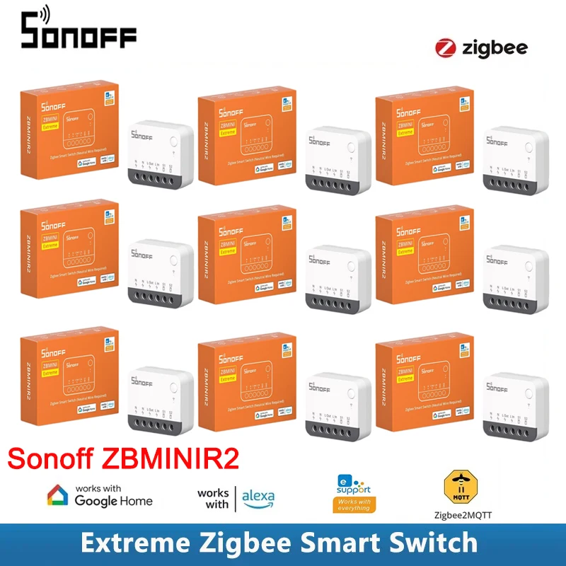Автоматический выключатель для умного дома SONOFF ZBminir2 Zigbee Mini ...