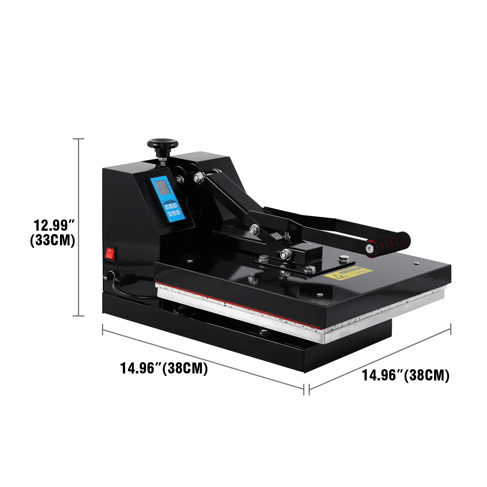 Yonntech 15x15 Inch 38x38cm 1200W Heat Press Sublimation Transfer ...