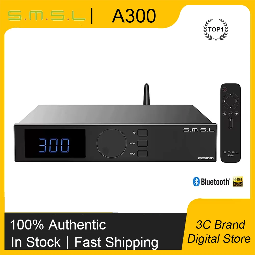 SMSL A300 Усилитель мощности 165 Вт Bluetooth 5.0 | AliExpress