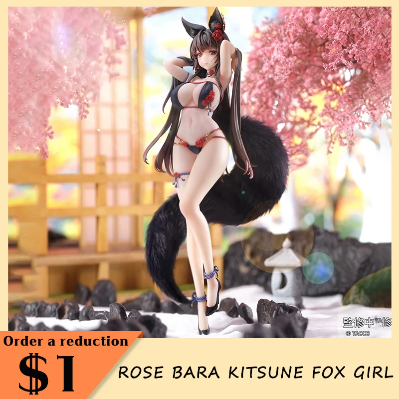 Rose Bara Kitsune Fox Girl Фигурка Сексуальная Девушка Фигурка Модель Bearpanda Tacco Аниме ...