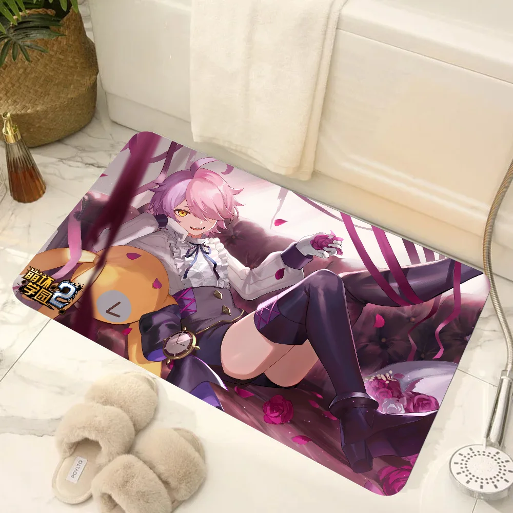 Коврик Для Пола Houkai Gakuen2 40x60 См, Резиновый Нескользящий Коврик ...