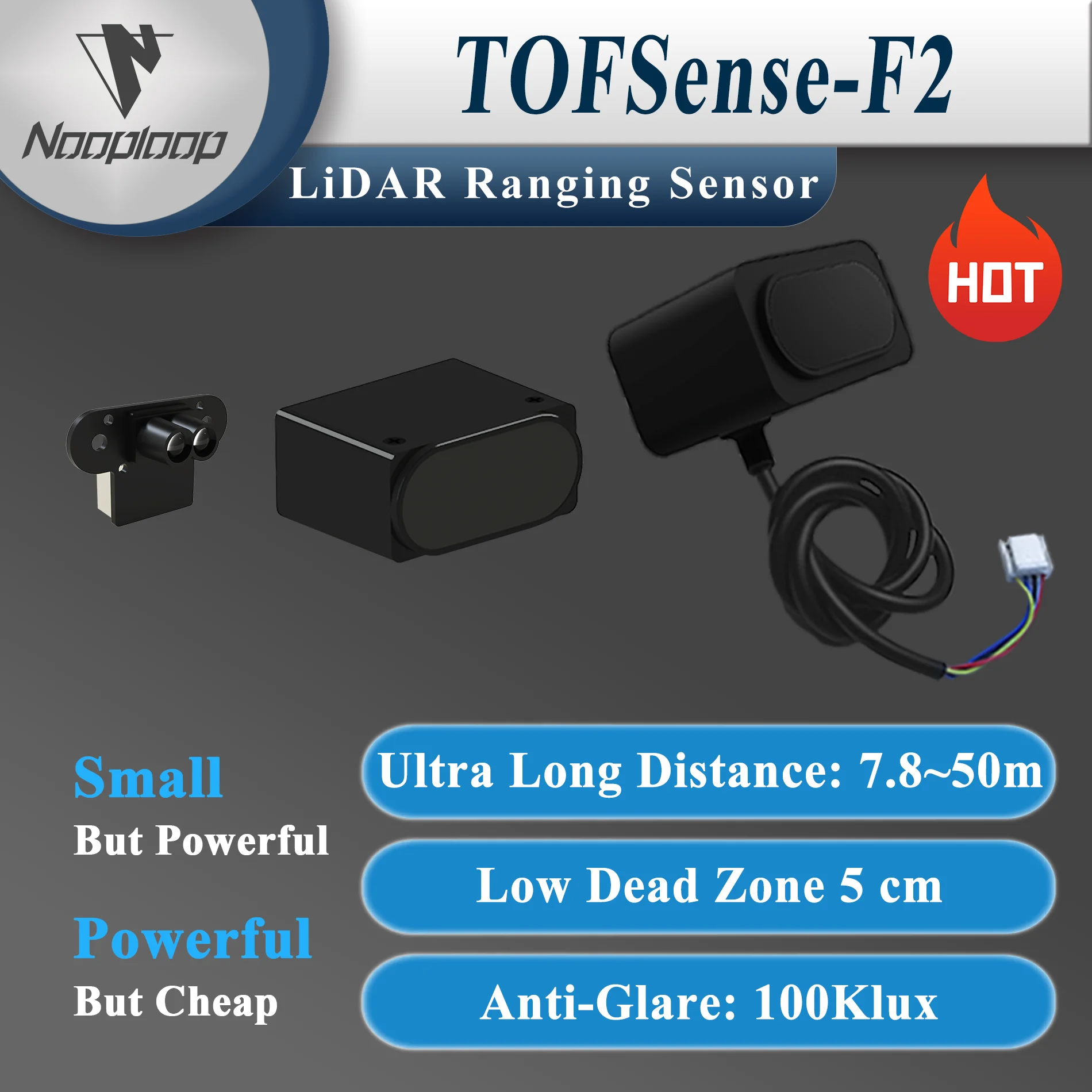 TOFSense-F2 LiDAR Датчик дальности Nooploop | AliExpress