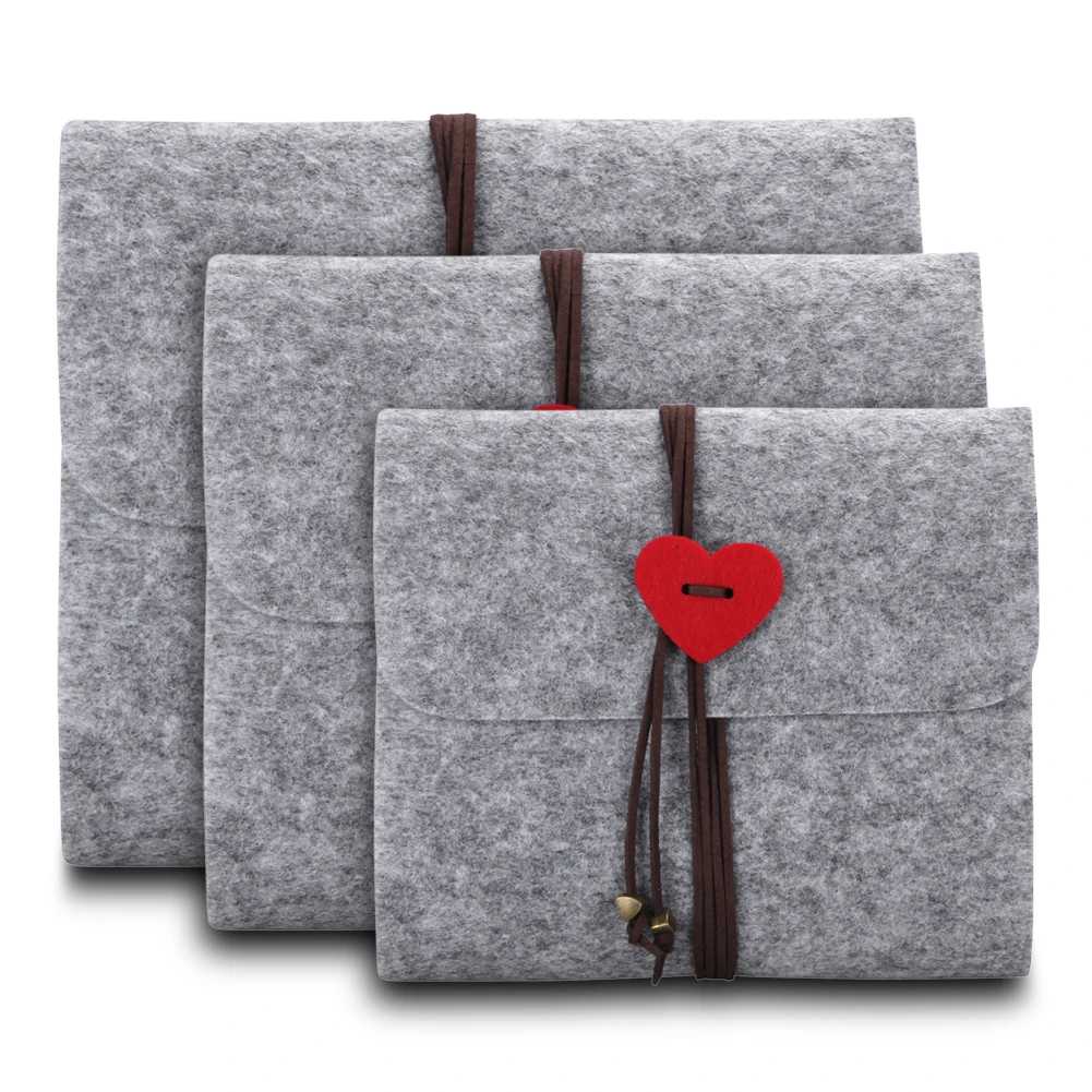 Фотоальбом Ning Shu Qi серый/коричневый из фетра | AliExpress