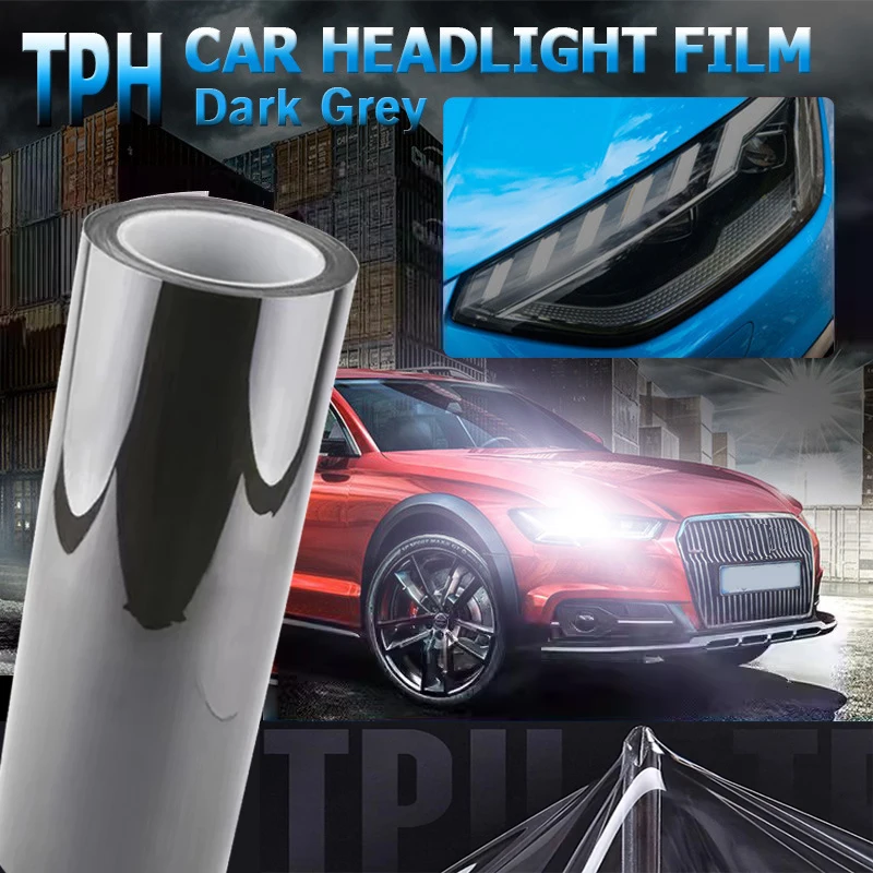 50 см 30 см пленка для автомобильных фар TPH PU PPF Защитная пленка для ...