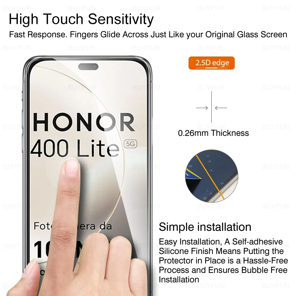 5-1 шт. закаленное стекло для Honor 200 90 Lite Smart Magic7 Play 50 ...