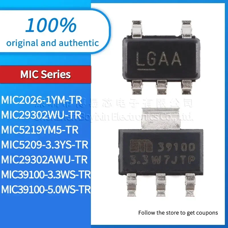 MIC2026-1YM MIC29302WU MIC39100-5.0WS MIC5209-3.3YS MIC5219YM5 ...
