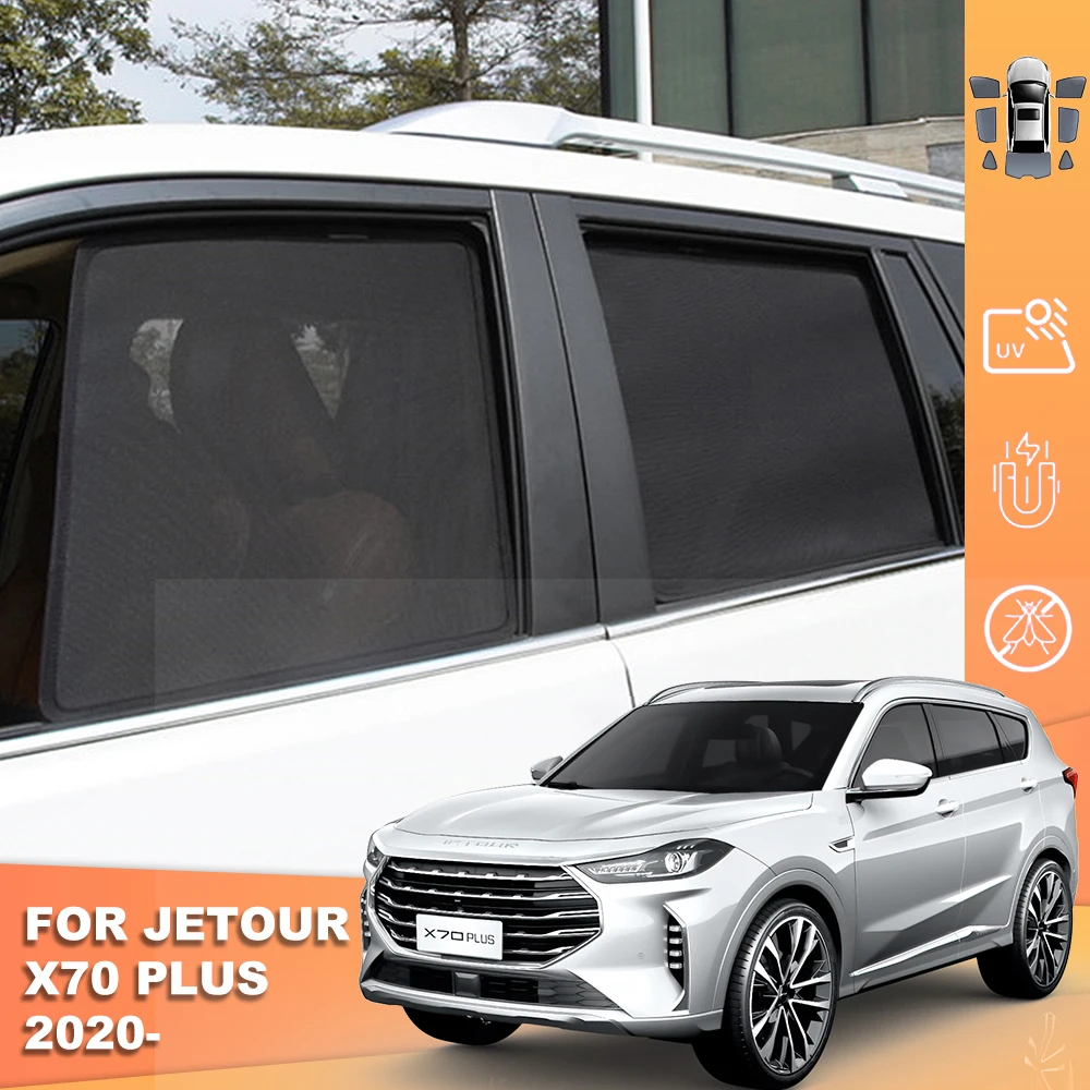 Для Jetour X70 Plus 2021 2022 2023 2024 Магнитный автомобильный солнцезащитный козырек на ...