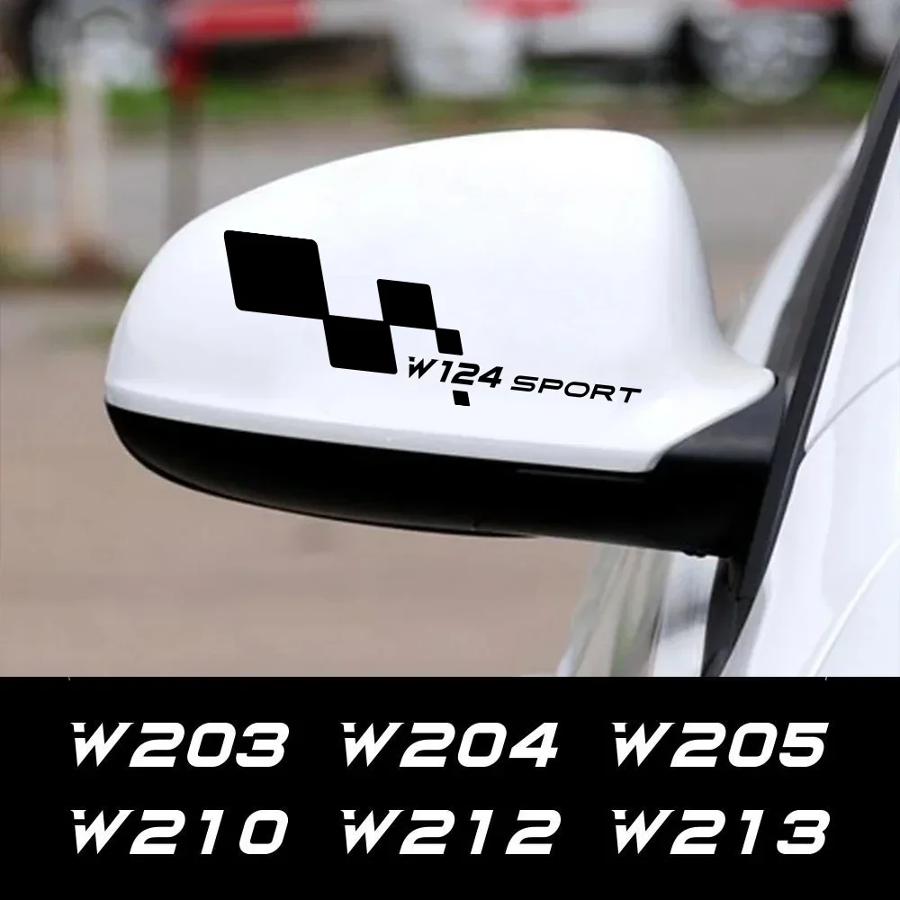 Car Reflective Stickers Rearview Mirror Vinyl Accessories For Mercedes ...