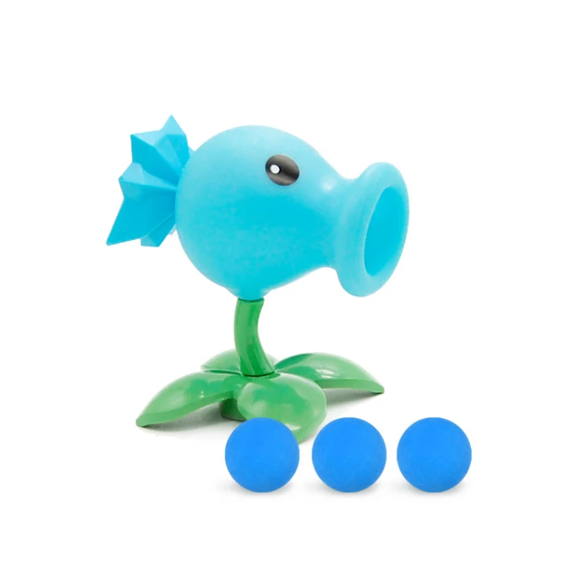 1pcs Plants vs Zombies Peashooter Gatling Pea Shooter PVC Action Figure ...