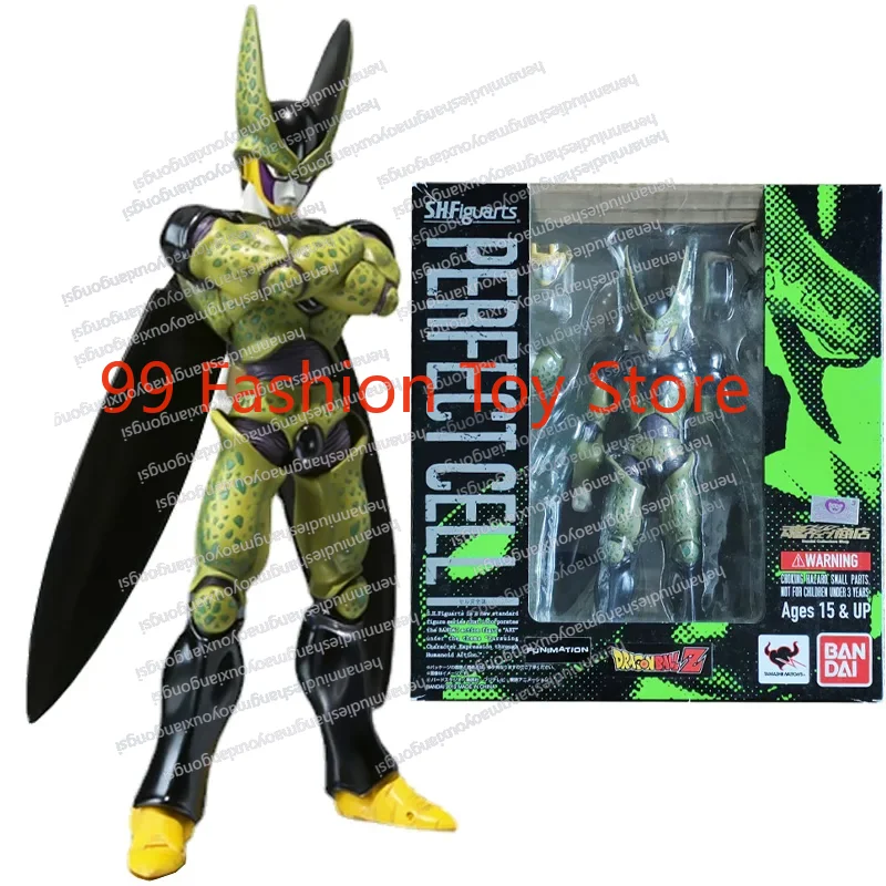 Оригинальная Bandai S.H. Фигурка SHF Perfect Cell Dragon Ball Z Аниме ...