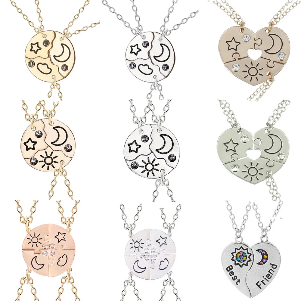 Женское колье с подвеской «солнце, Луна, облако» | AliExpress