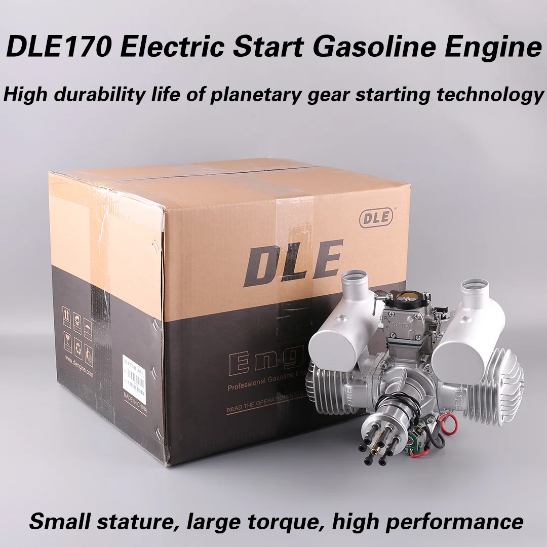 DLE 170CC DLE170 DLE170M Бензиновый/бензиновый двигатель 170 с электрическим самостартером для ...