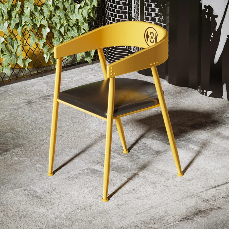 Bar chair industrial style table and combined chairs for tea shops KFC ...