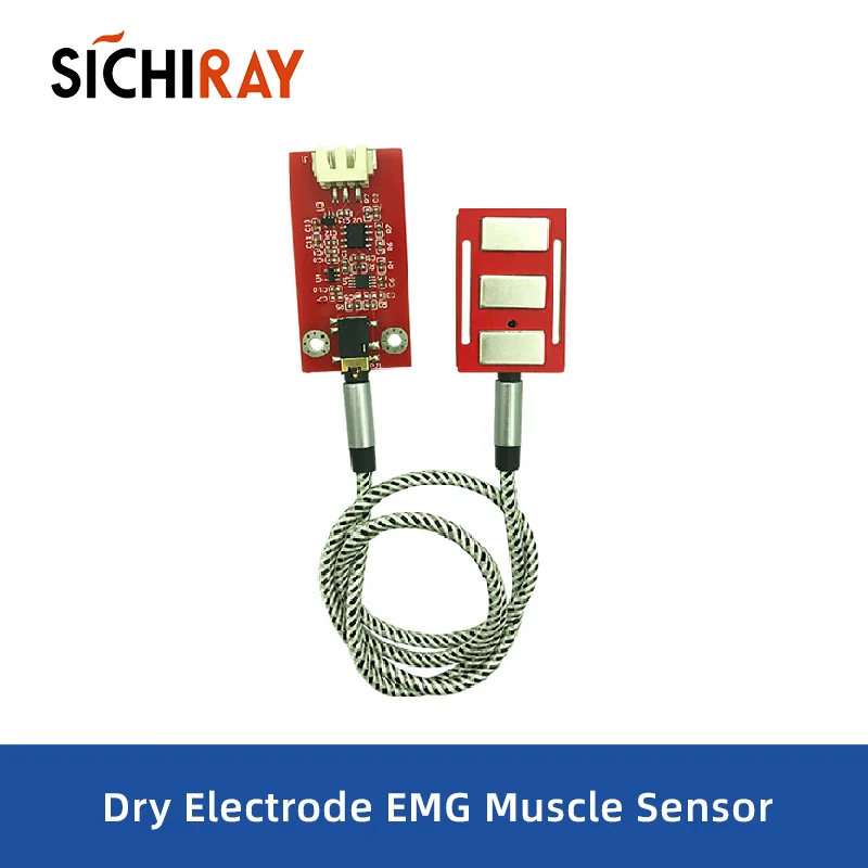Biosensor EMG Biometrics Dry Electrode Wearable Muscle Sensor Arduino ...