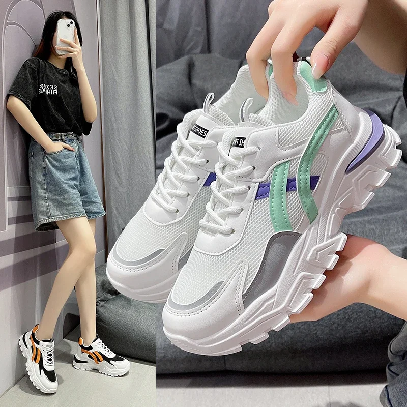 Женская обувь Zapatillas Mujer, новая модная повседневная спортивная ...