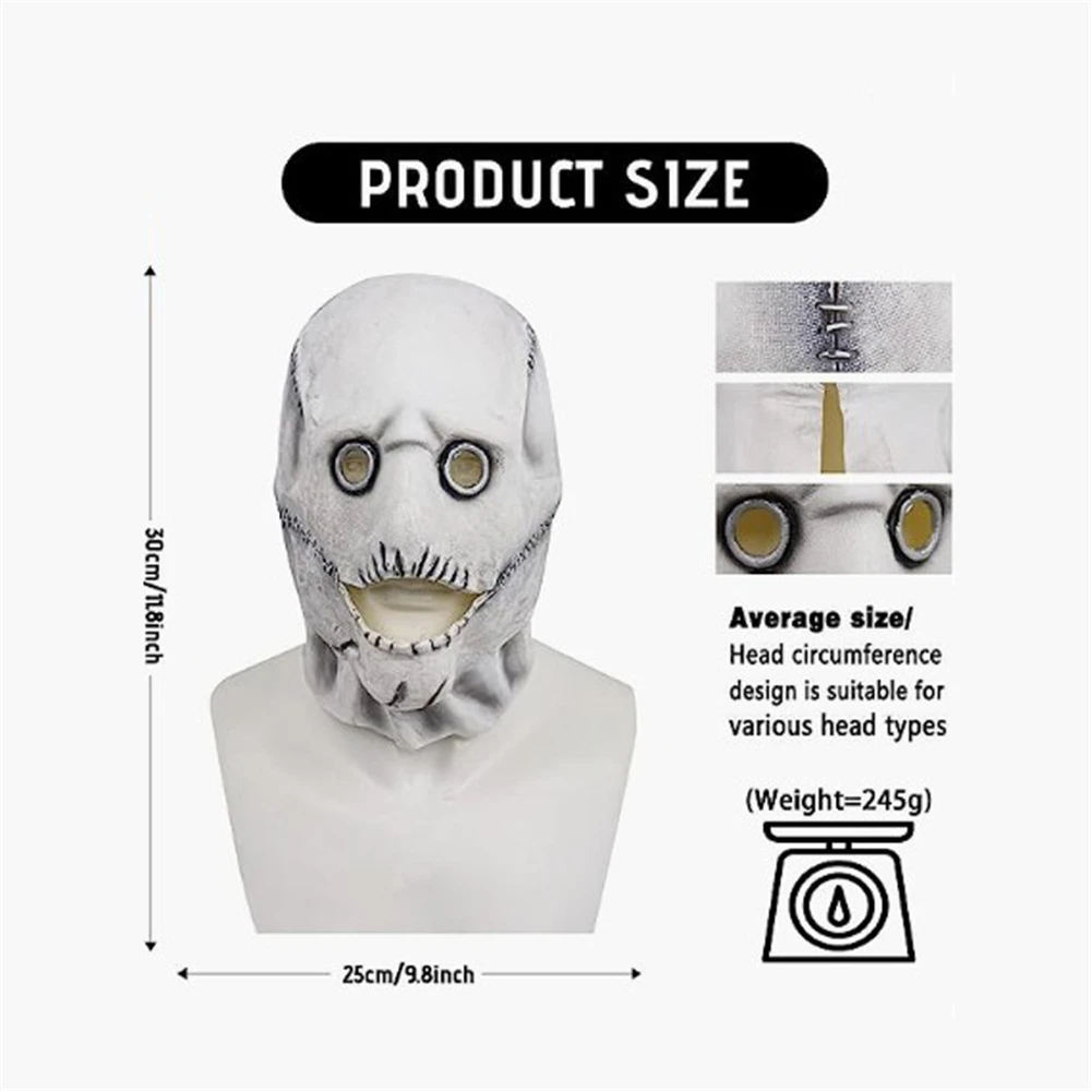 Scary Corey Taylor Mask Halloween Horror Ghouls Cosplay Costume ...