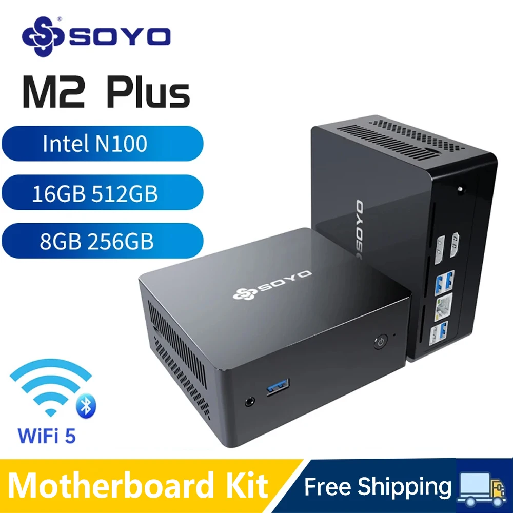 SOYO M2 Plus Мини-ПК Intel 12th N100 Windows 11 16 ГБ 512 ГБ | AliExpress