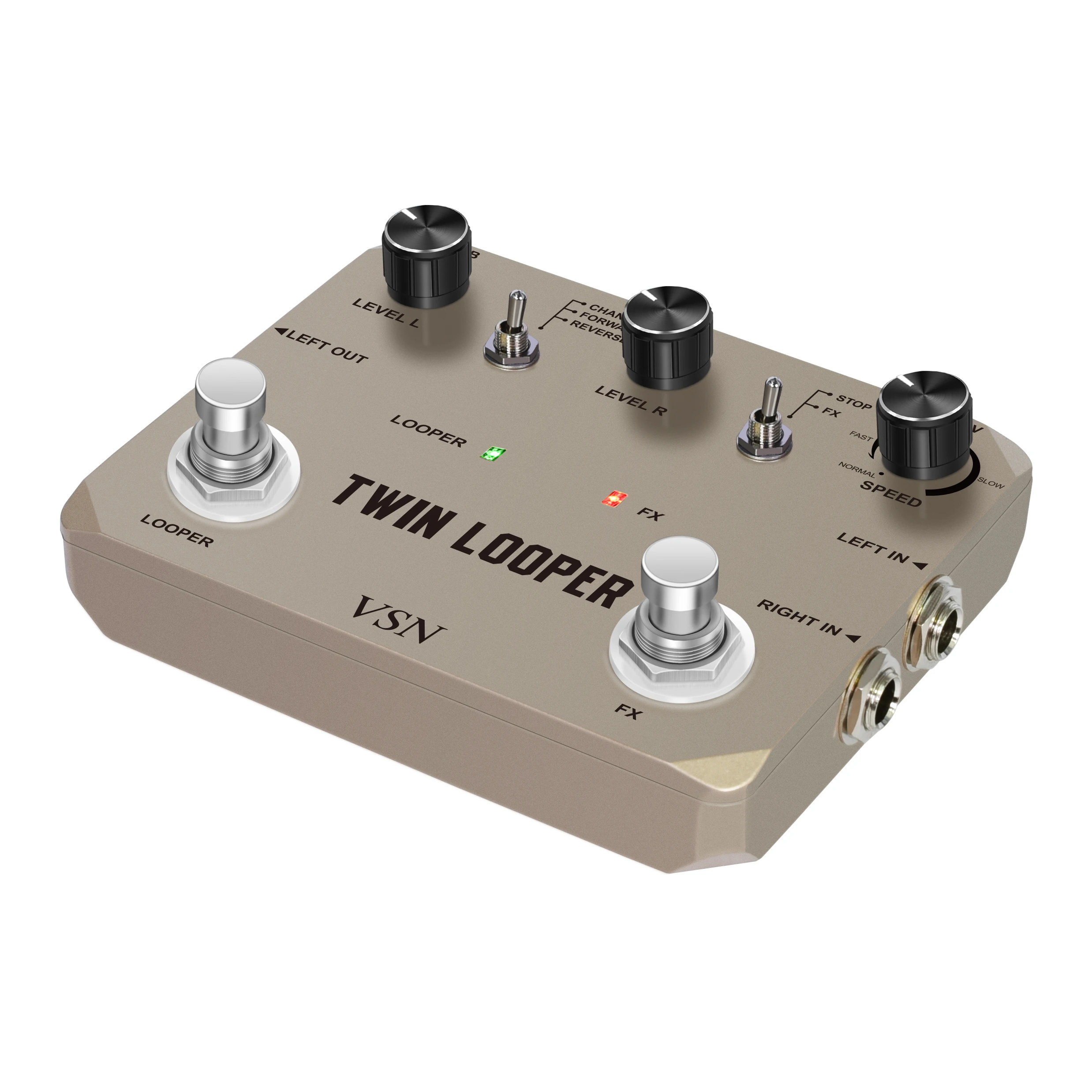 Rowin LTL-02 Педаль эффектов Twin Looper Педали Looper 10 минут Looping Unlimited Undo Redo ...