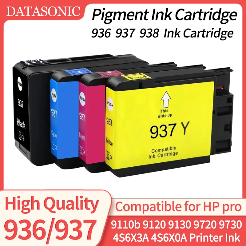 1 компл. 936 937 938 картридж, совместимый для HP Officejet pro 9110b ...