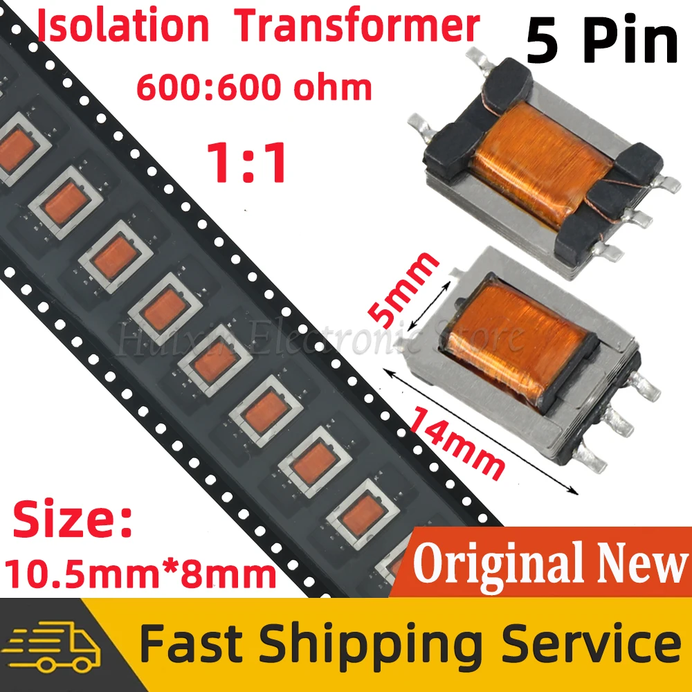 5 шт. Аудио изолирующие трансформаторы ED8 Permalloy 600:600 Ом | AliExpress