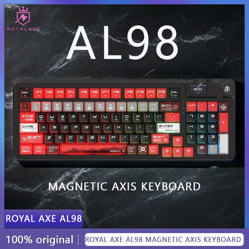 Смарт-клавиатура Royal Axe AL98, беспроводная, из алюминиевого сплава ...