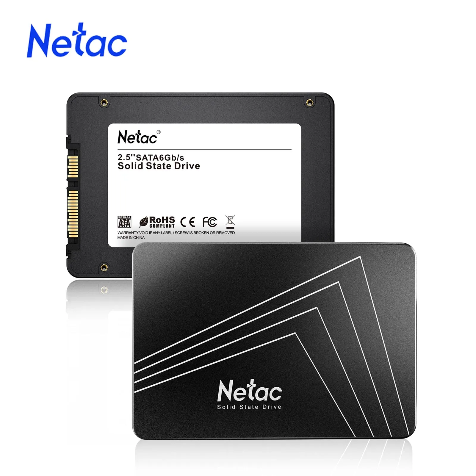 Netac 128 ГБ 256 ГБ 512 ГБ 1 ТБ 2 ТБ SSD SATA SATA3 2,5 дюйма ...