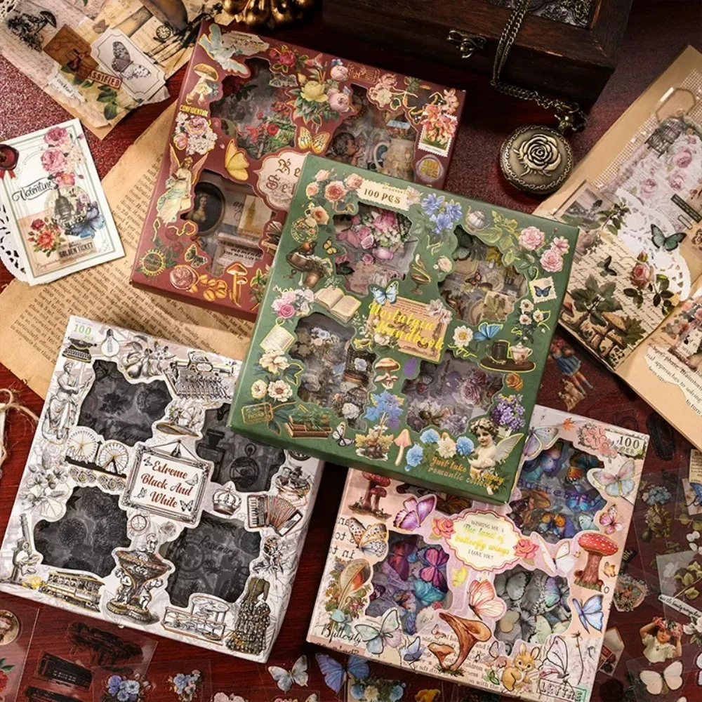 Mr. Paper наклейки животные 100 шт | AliExpress