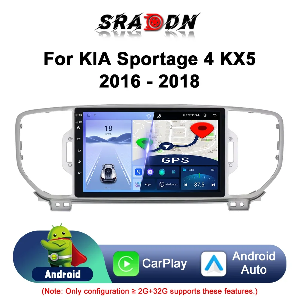 Для KIA Sportage 4 KX5 2016 2017 2018 Автомобильный радиоприемник Android Автомобильный ...