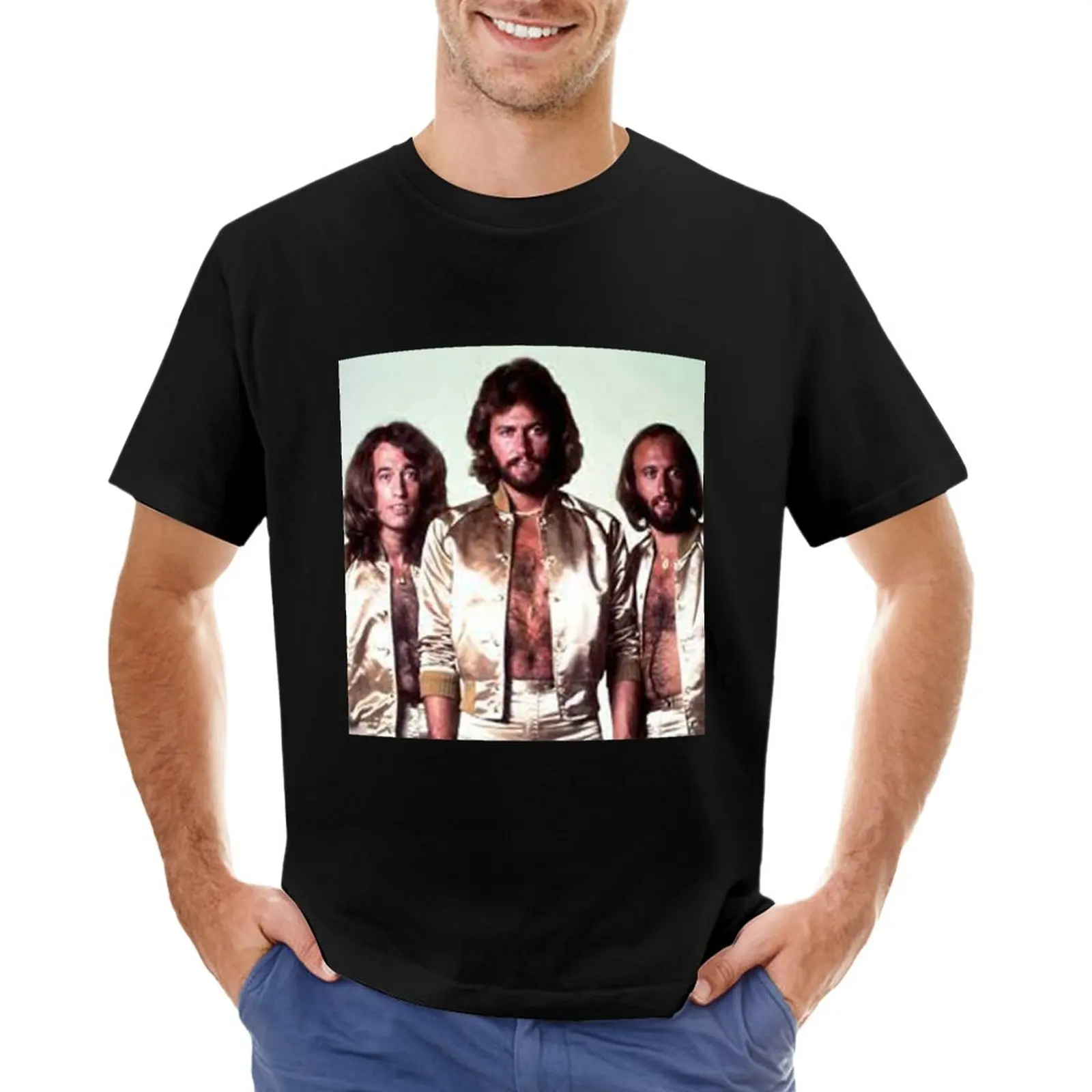 Bee Gees T-Shirt summer clothes Anime t-shirt funny t shirts for men ...