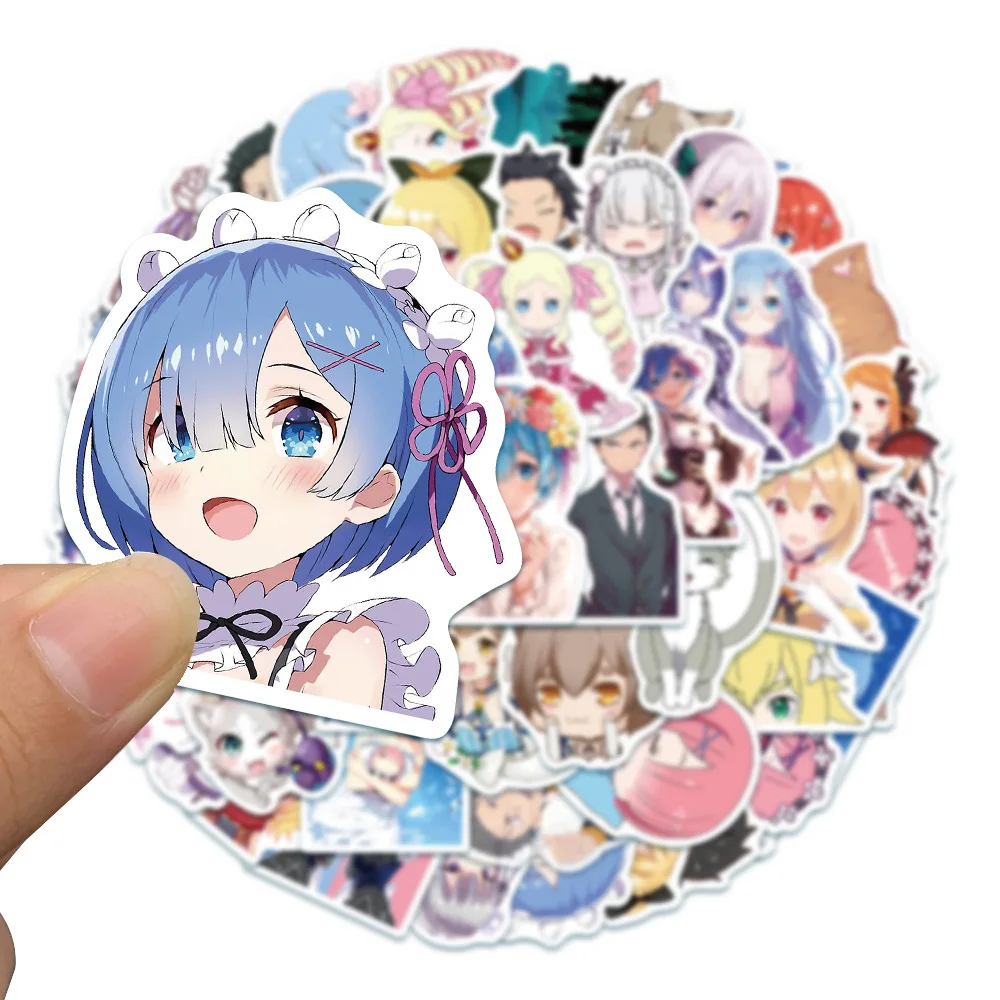 10/30/50PCS Re Zero Starting Life In Another World Anime Character ...