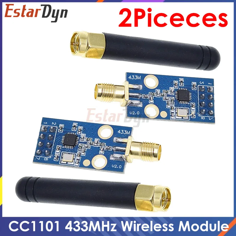 Estardyn беспроводной модуль CC1101 433 МГц для Arduino 2 шт. | AliExpress
