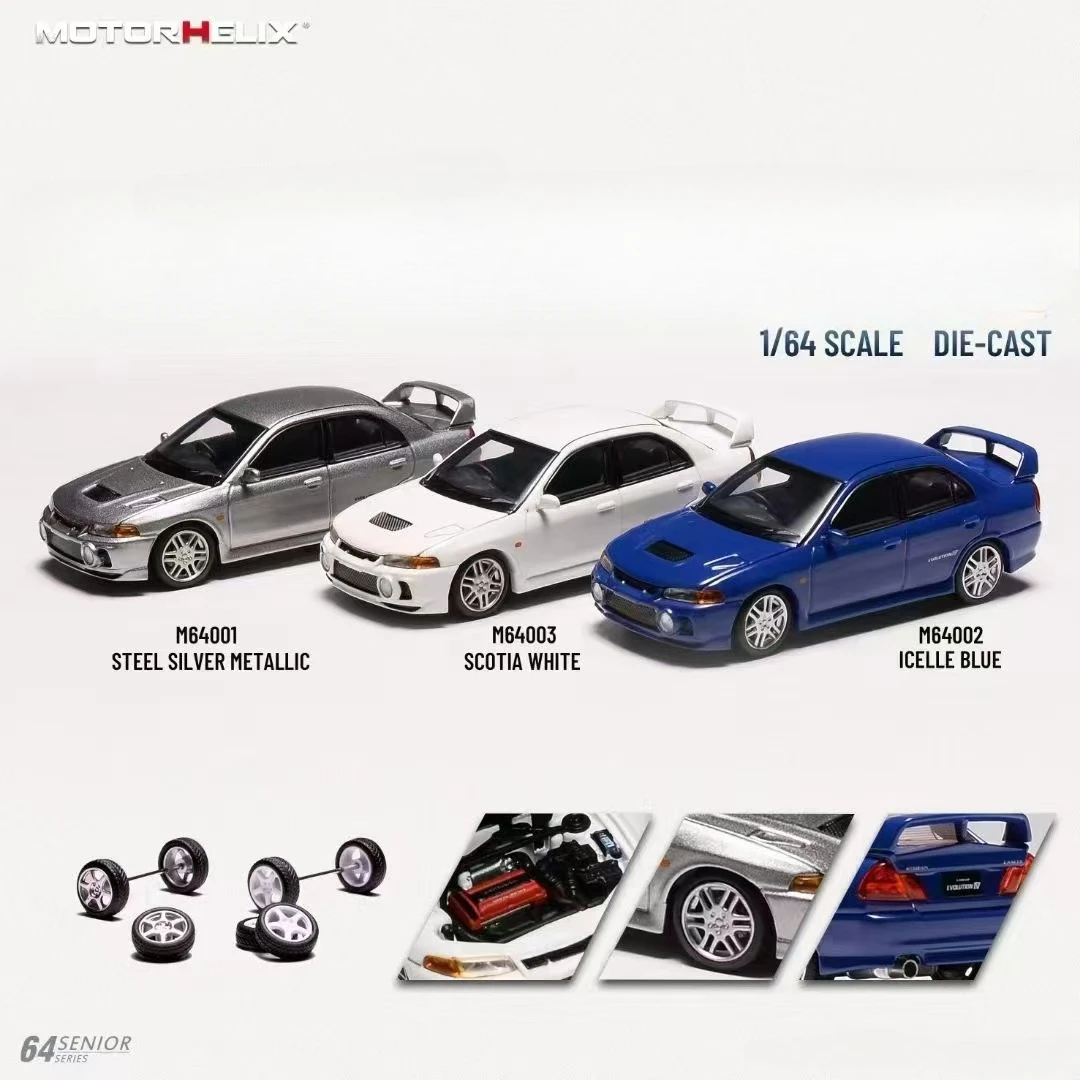 Модель Motorhelix MH 1:64 Evolution EVO IV Gen 4 из металла | AliExpress