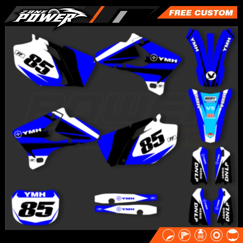 Мотоциклетная графическая наклейка Powerzone, наборы наклеек для YAMAHA ...