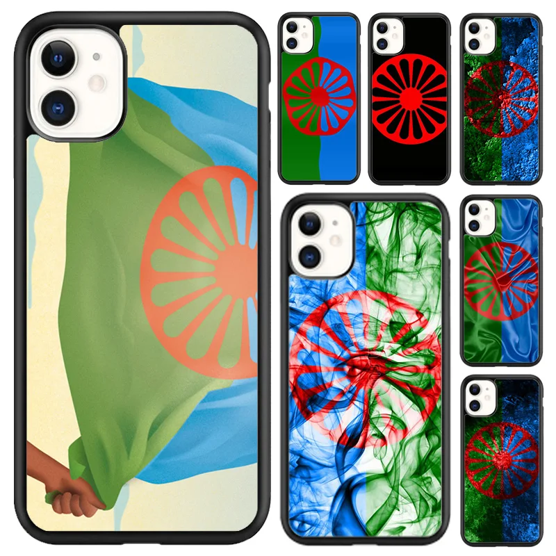 Gypsy Romani Roma Flag Phone Case For iPhone 16 15 14 plus XR XS 11 12 ...