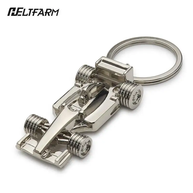 New Arrive Racing Key Chain Silver Color Alloy Full Wheel Car Key