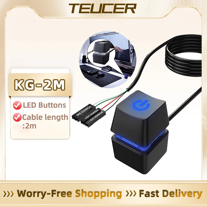 Настольный переключатель TEUCER, 2 м, яркий телефон, внешняя кнопка ...