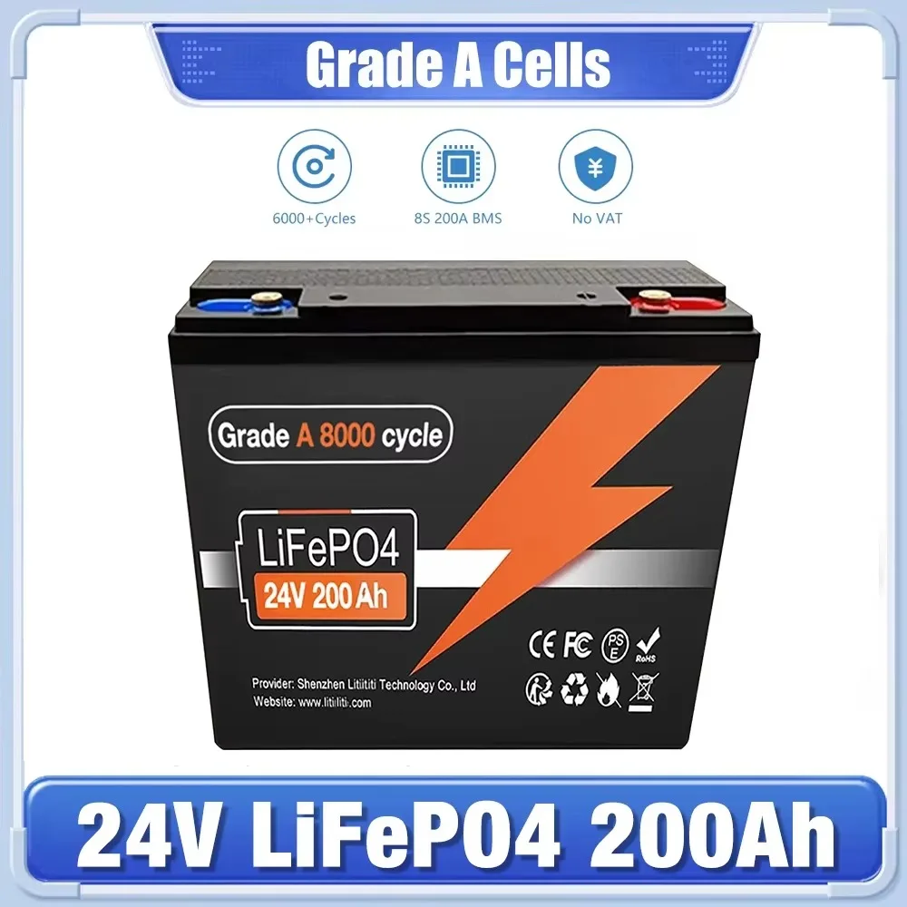 avtark 24V LiFePO4 Battery 200Ah | AliExpress